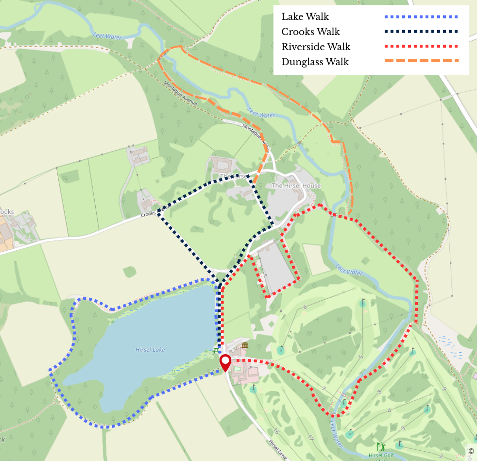 Walks in the Hirsel Estate - Coldstream Holiday Park